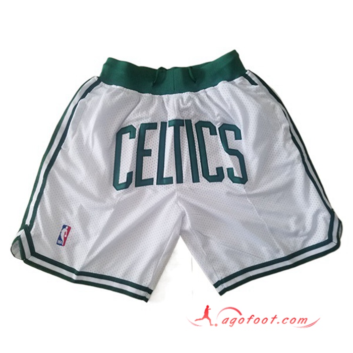 Shopping Shorts NBA Boston Celtics Blanc