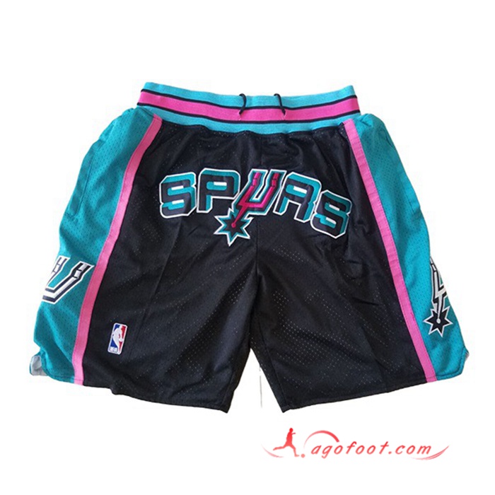 Ensemble Shorts NBA San Antonio Spurs Noir